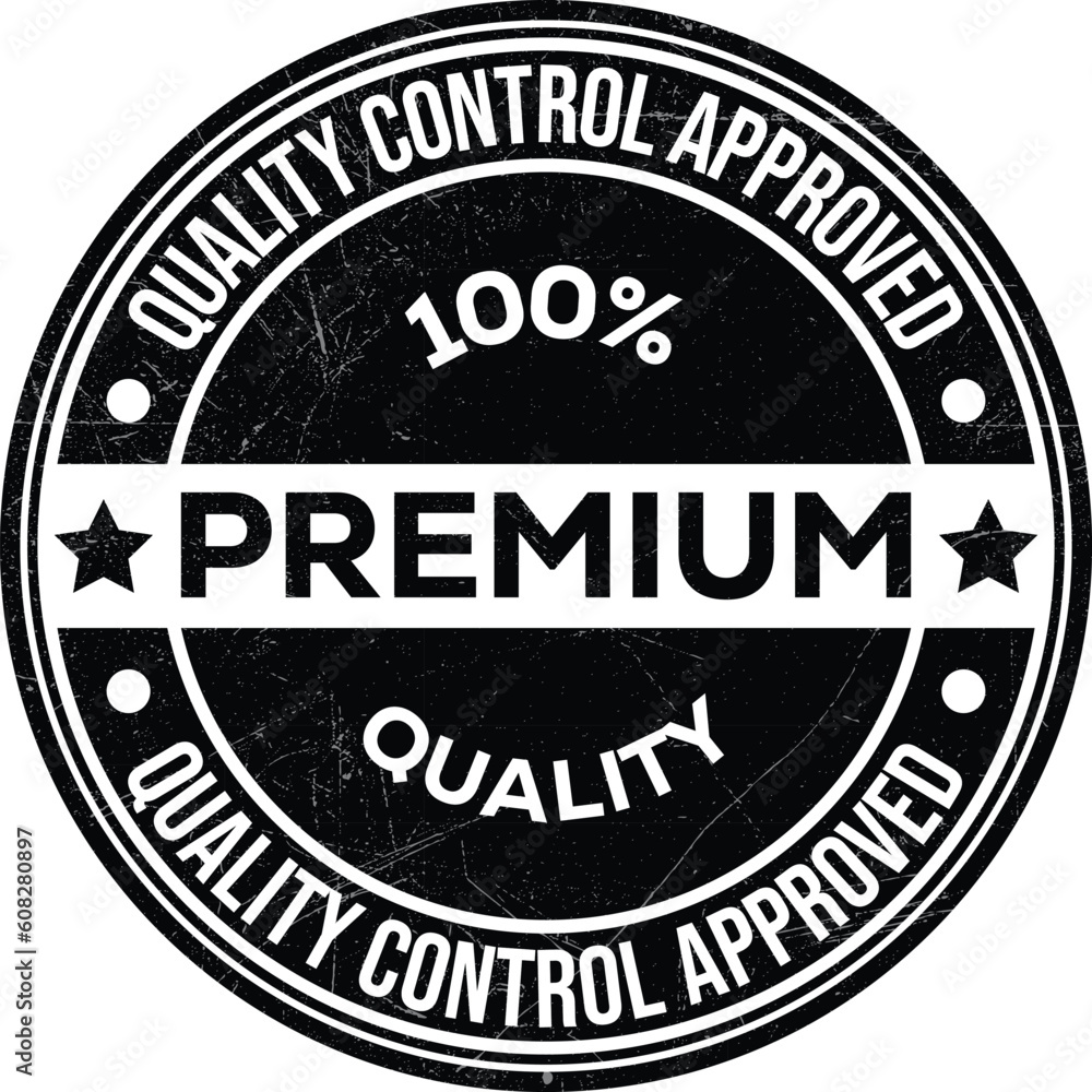 Quality Control Approved Stamp, Badge, Icon, Seal, Emblem, Quality ...