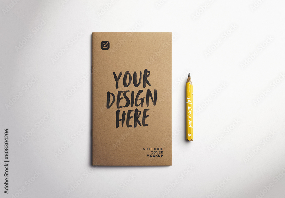Traveler’s Notebook Cover Mockup Stock Template | Adobe Stock