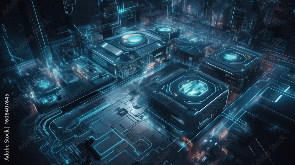 Visualize The Cutting Edge Integration Of Artificial Intelligence And Advanced Security Measures