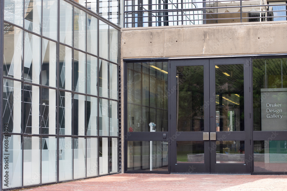 Cambridge, MA, USA - June 29, 2022: Druker Design Gallery, part of the ...