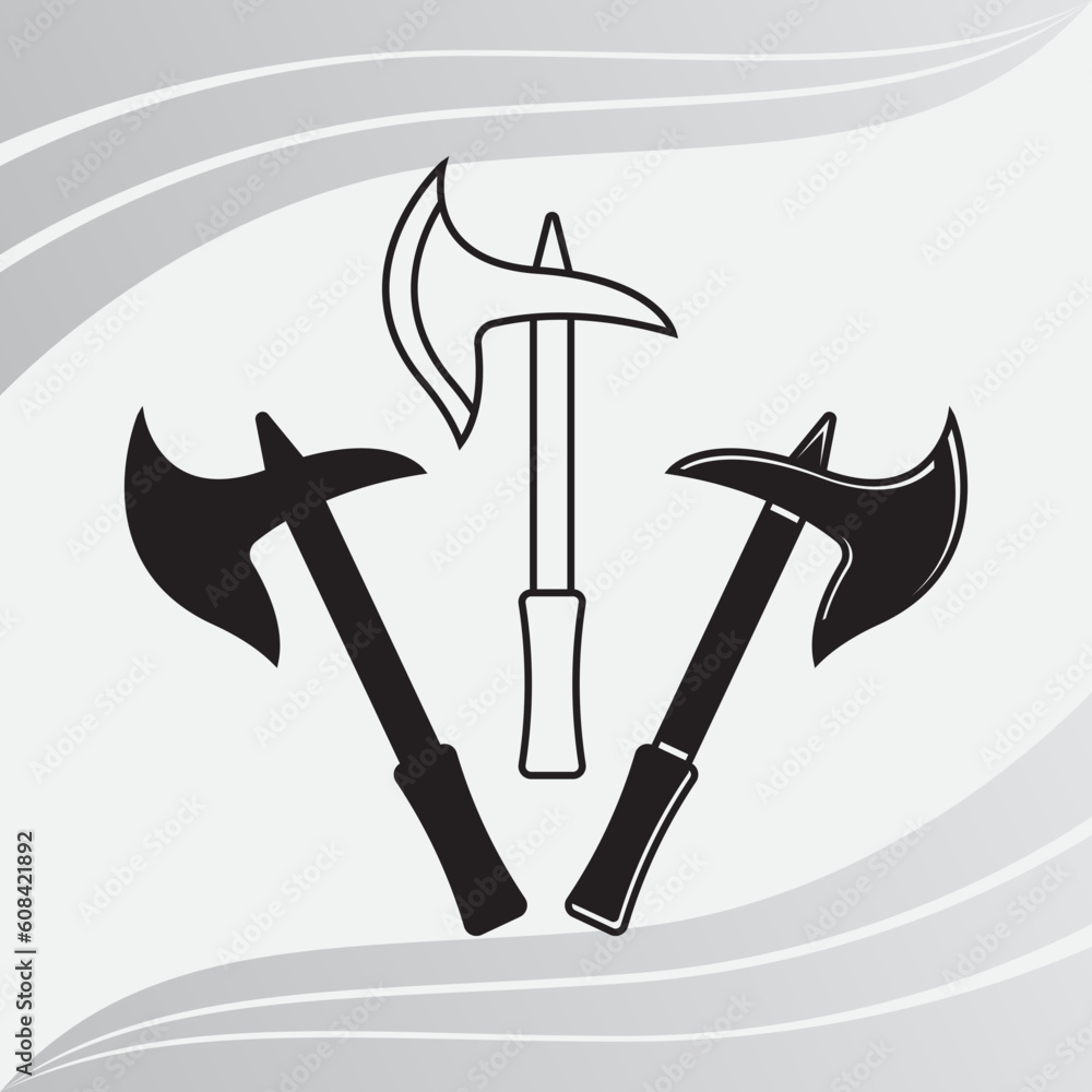 Axe, Axe Silhouette,Lumberjack Svg, Axe SVG, Axe Clipart, Cross Axe ...