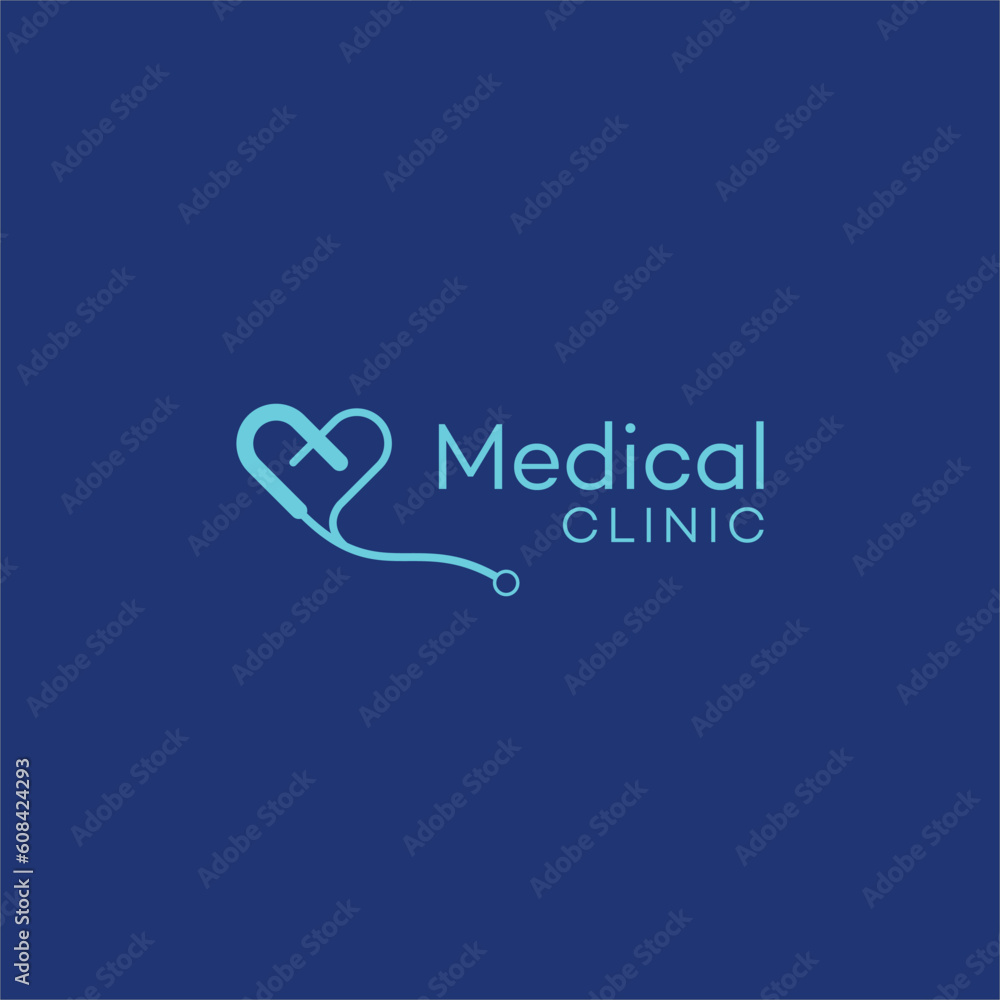 Vettoriale Stock Medical logo, clinic logo, shield, mask, coiid ...