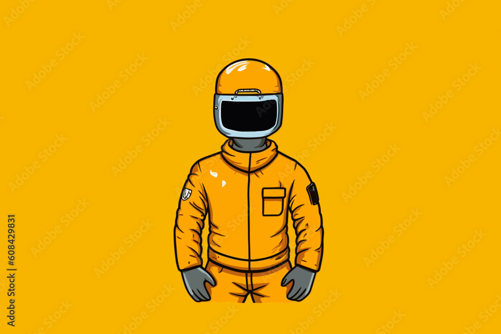 Doodle inspired Welder wearing safety gear, cartoon sticker, sketch ...