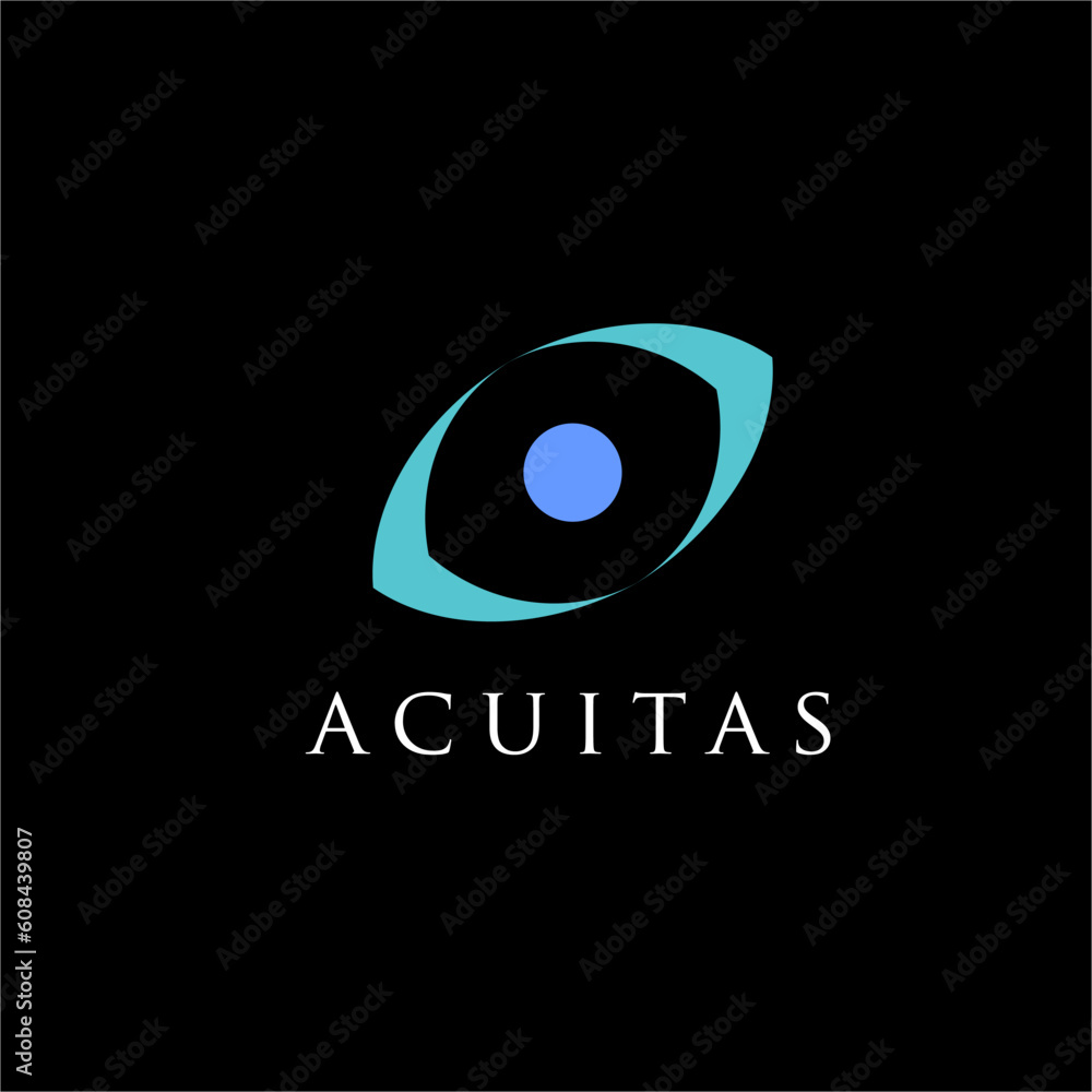 Acuitas eye medical health hospital optical logo design, business logo ...