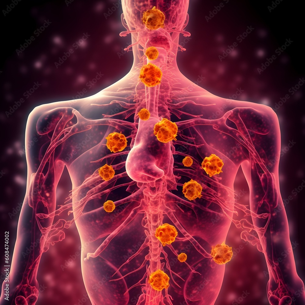 Cancer oncology and Malignant Cancerous Growth and Metastasis anatomy ...