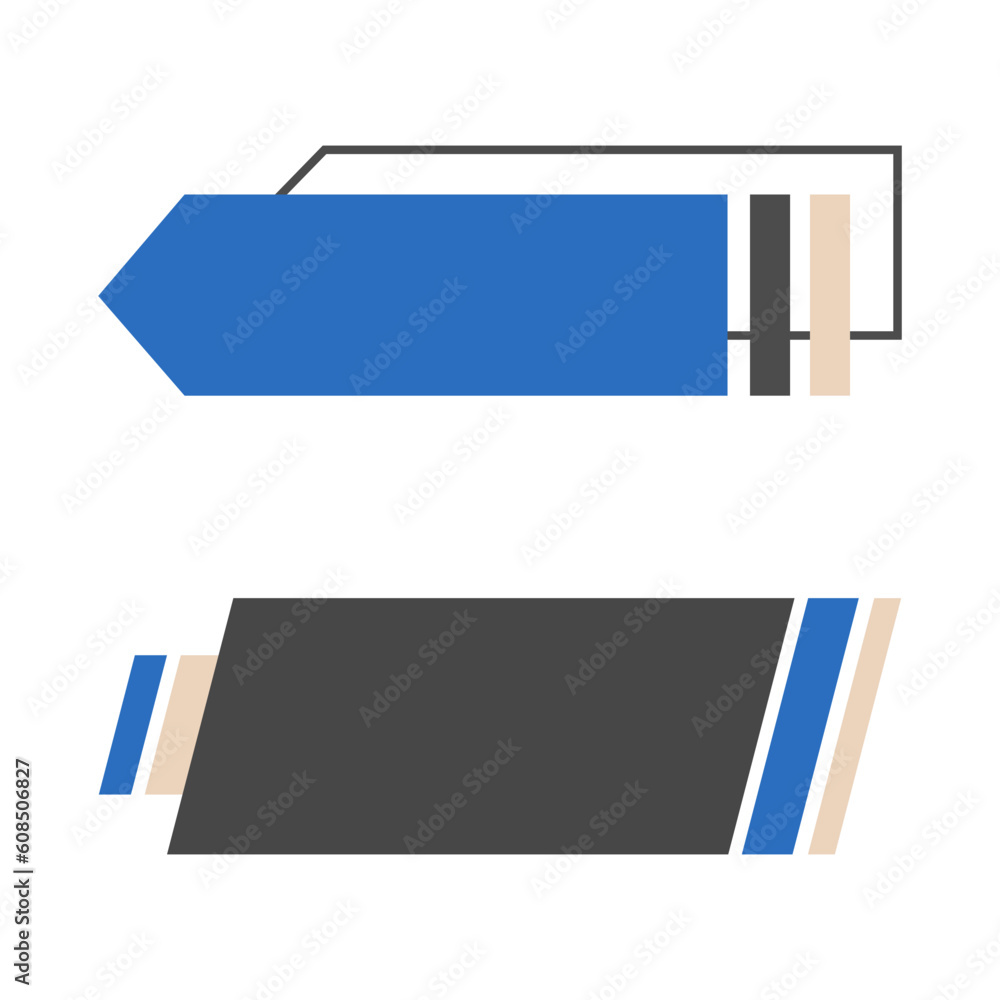 Box titles decoration modern. Vector digital callout box for design and ...