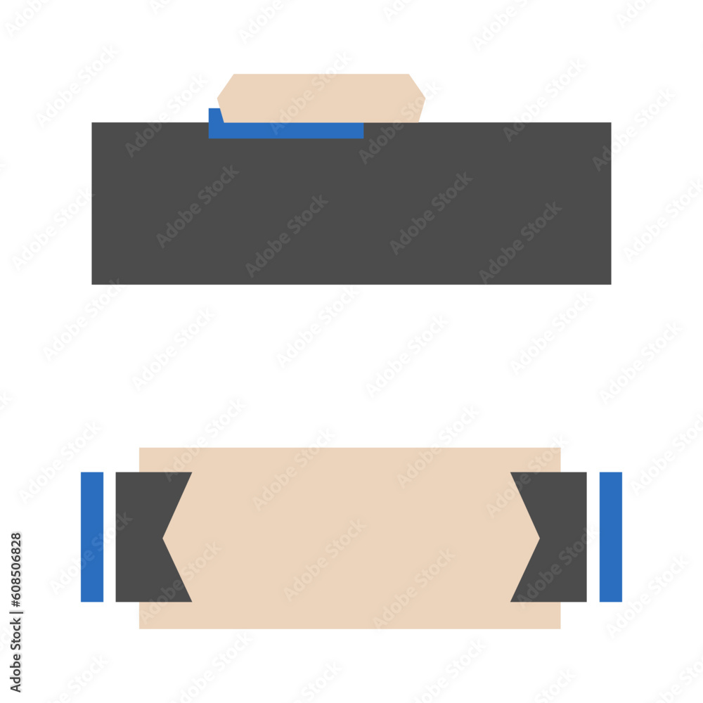 Box titles decoration modern. Vector digital callout box for design and ...