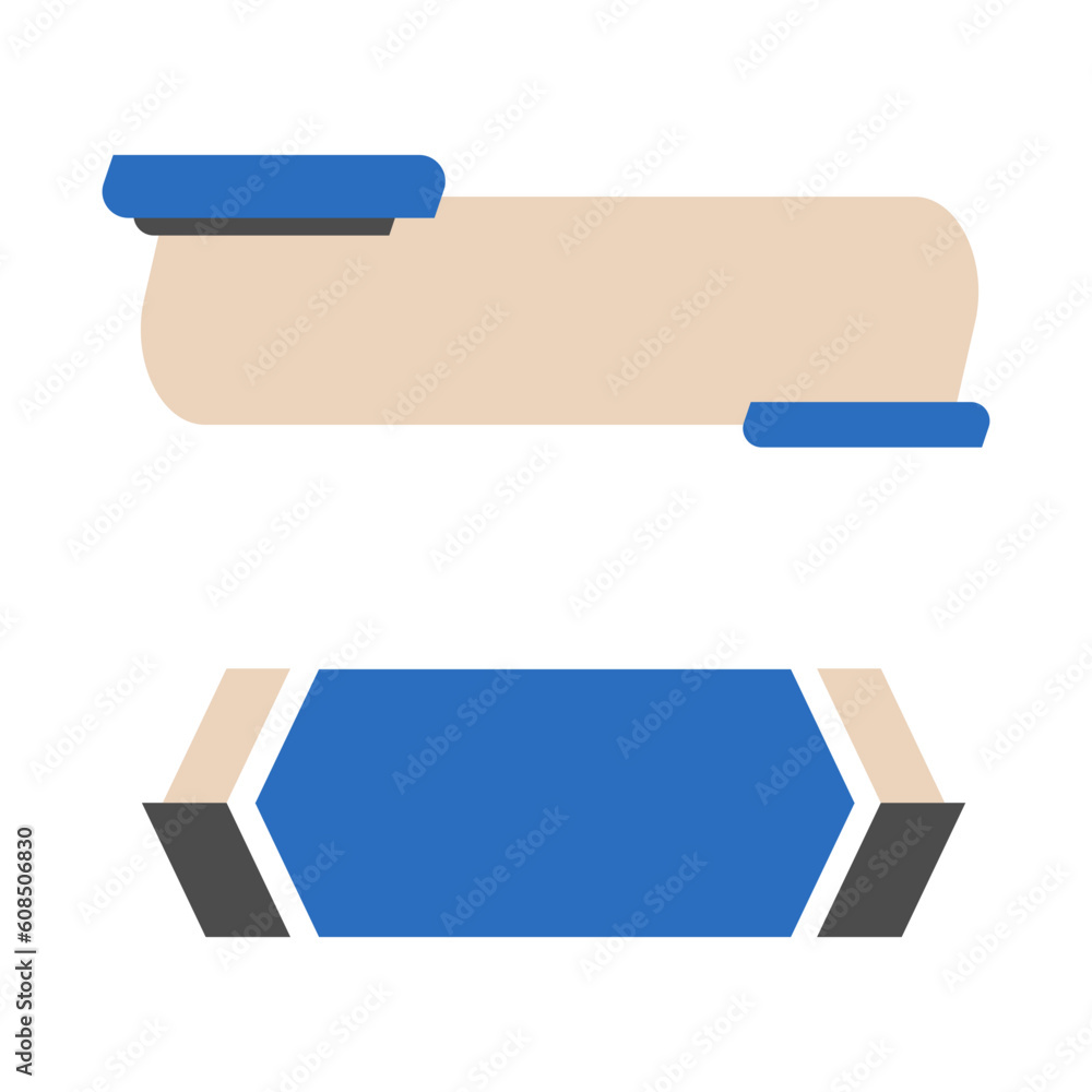 Box titles decoration modern. Vector digital callout box for design and ...