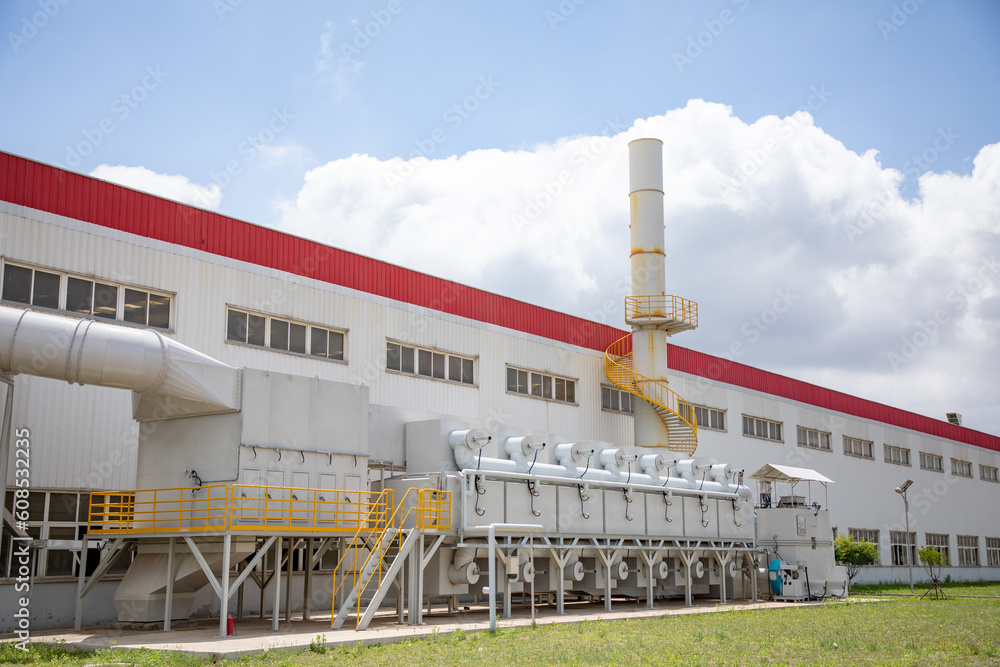 Heavy construction dust collector,Industrial building, the dust ...