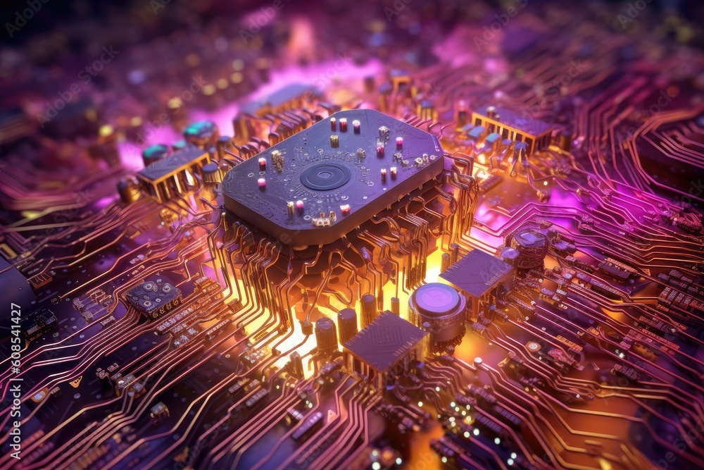 Innovative microcircuit with multiple indicators all over the surface ...