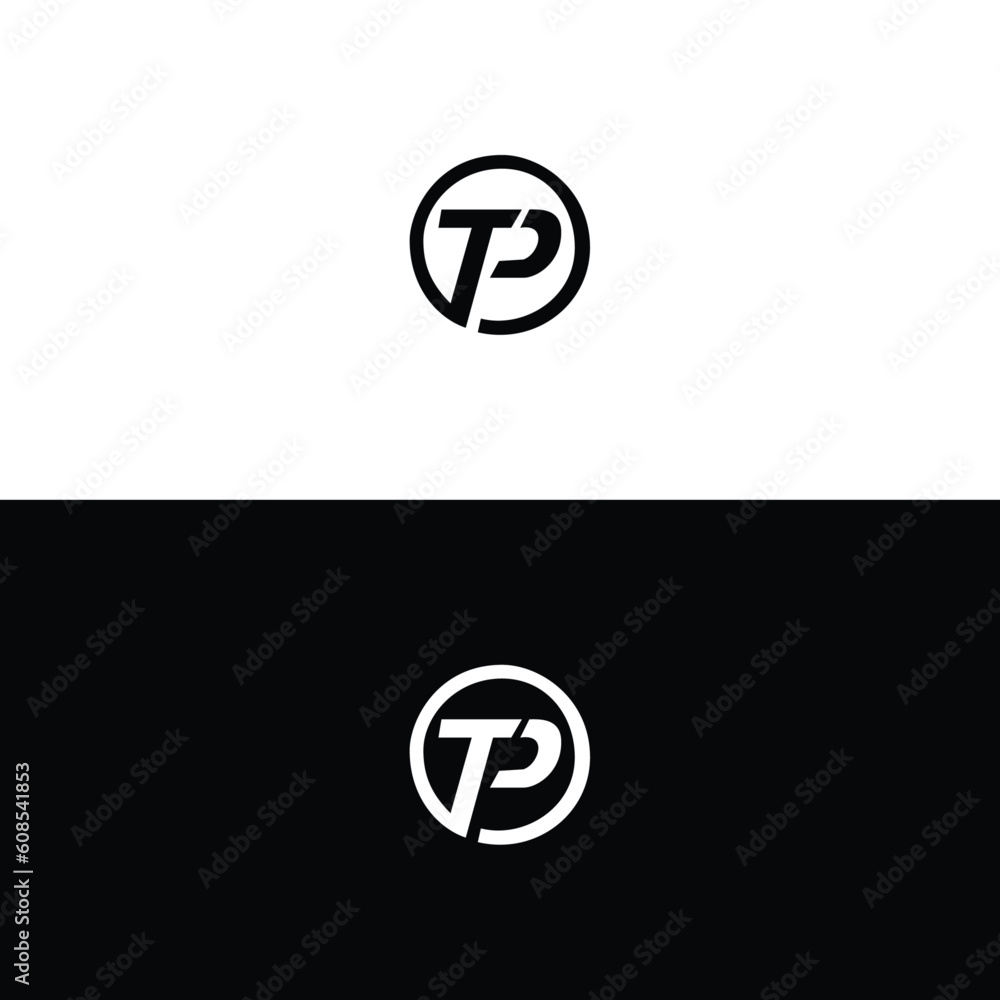 Professional Innovative Initial TP logo and PT logo. Letter TP PT LOGO ...