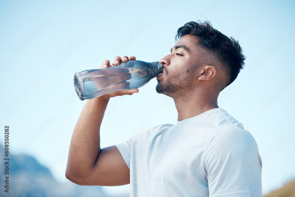 Men Exercises Hydration
