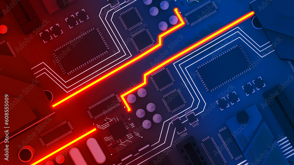 An illustration of the components of a basic computer.computer ...