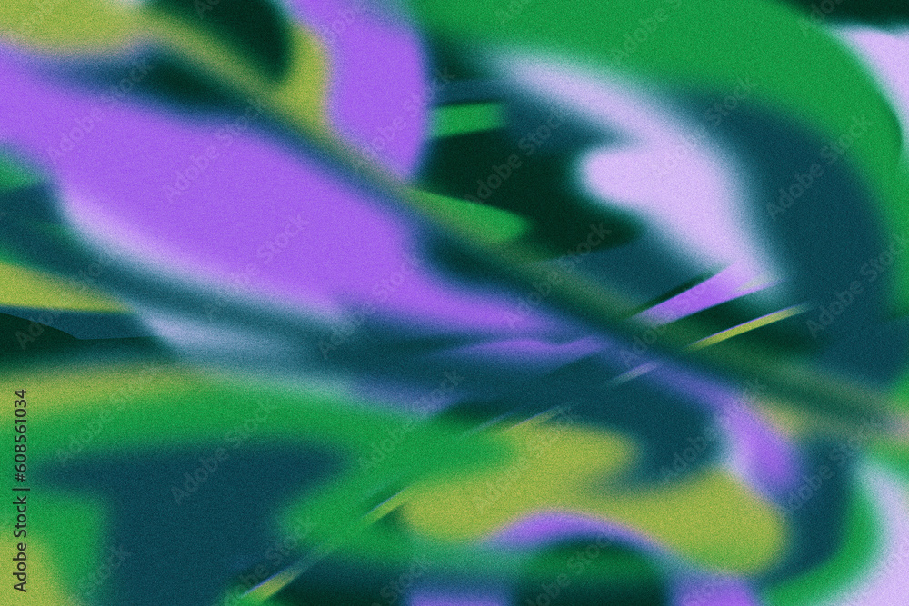 Abstract colorful gradient background in 70s retro design with grainy ...