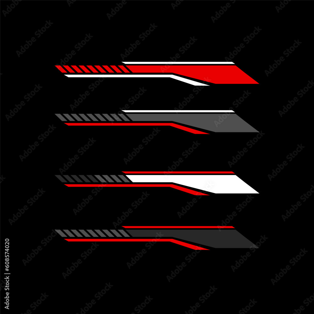 vector car background sticker design. elegant car stickers Stock Vector ...
