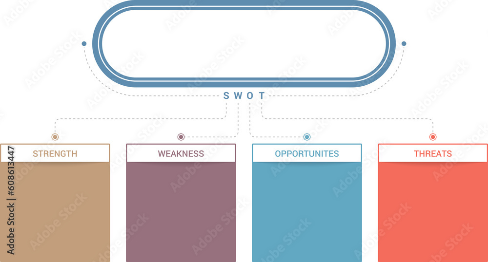 SWOT Analysis diagram, infographic template Stock Illustration | Adobe ...