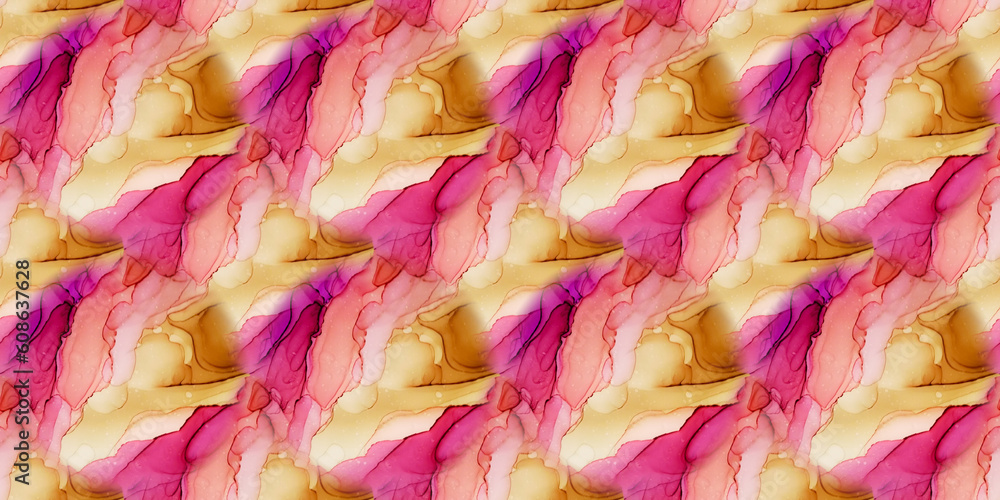 Violet Window Smudge. Passion Watercolour Blotch. Red Watercolor Geo ...