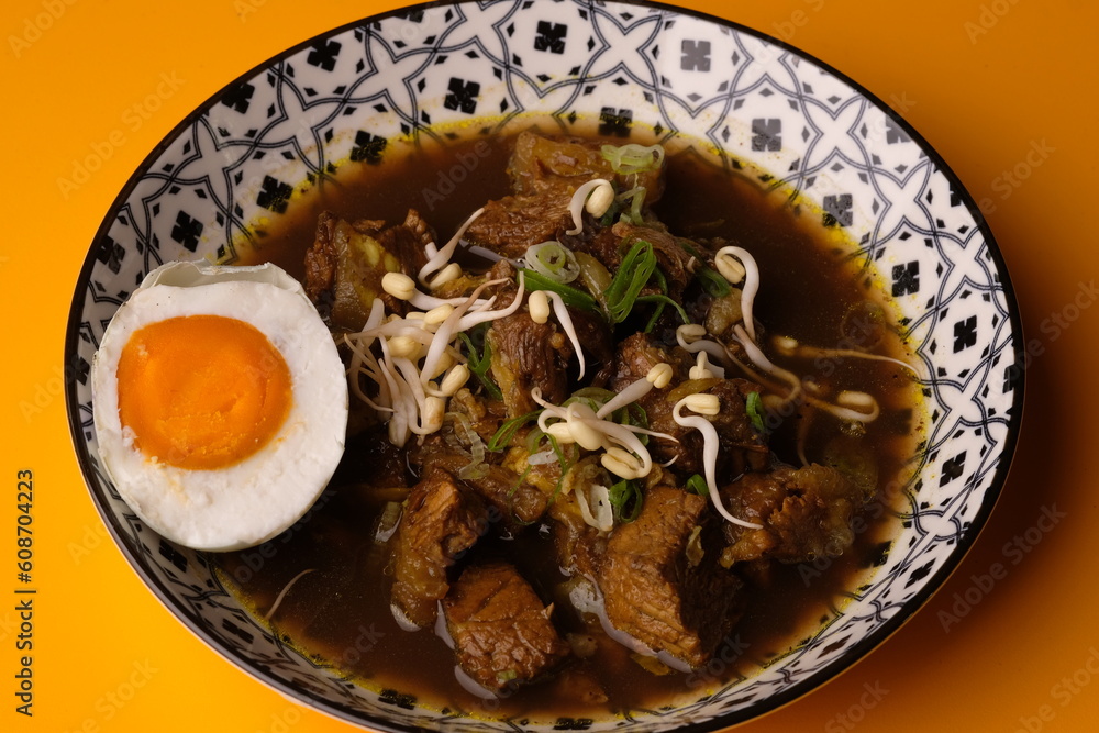 Rawon is an Indonesian beef soup. Originating from East Java, rawon ...