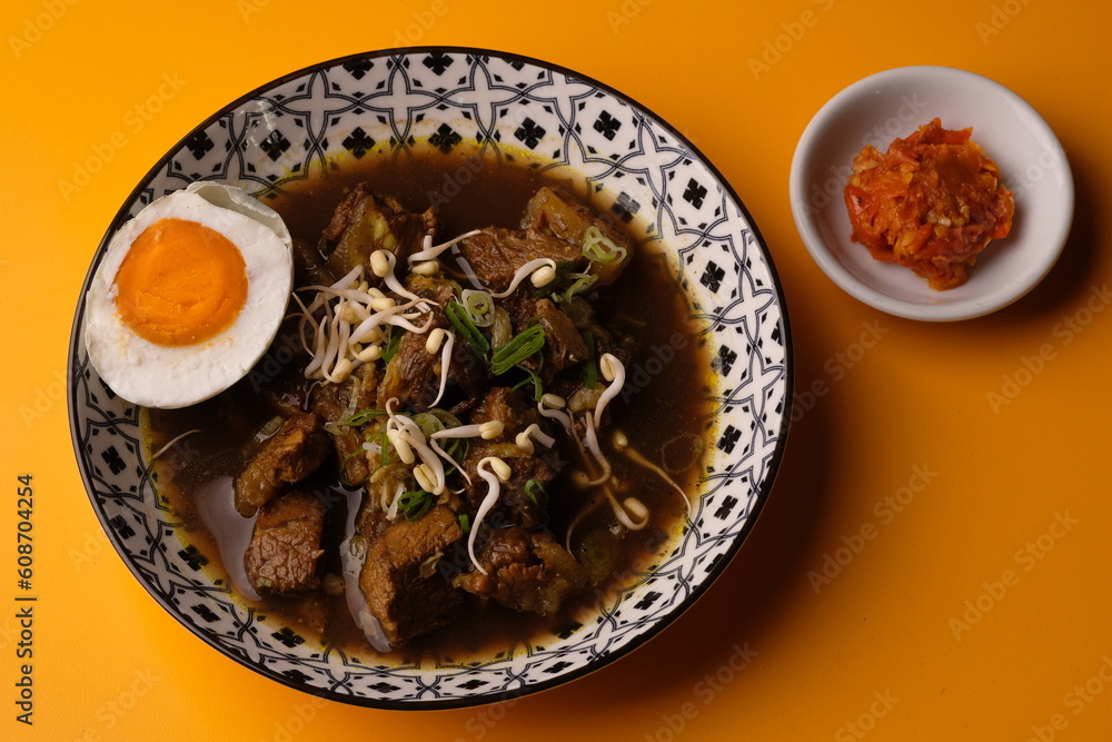 Rawon is an Indonesian beef soup. Originating from East Java, rawon ...