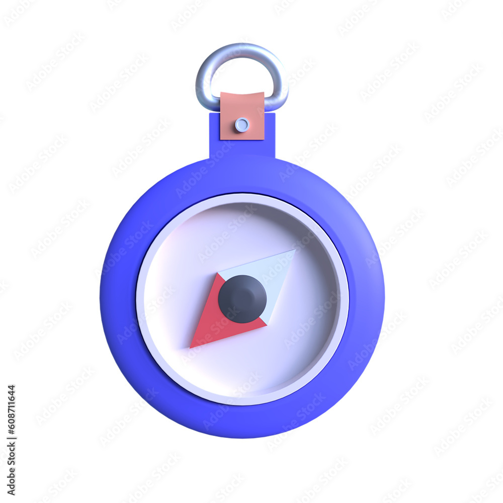 Compass 3D Icon ui png transparent background Stock Illustration ...