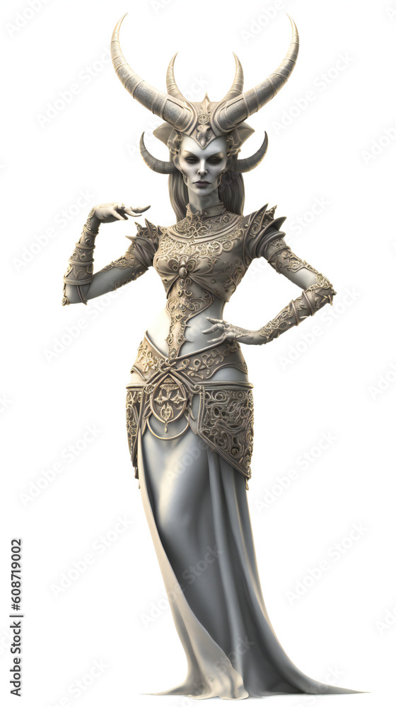 Demon Girl Lilith Character Design full Body Portrait, Generative AI ...