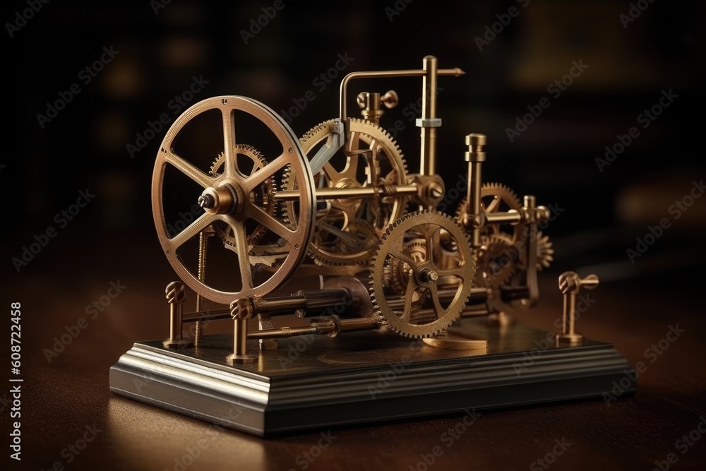 Miniature perpetual motion machine that uses motion to generate energy ...