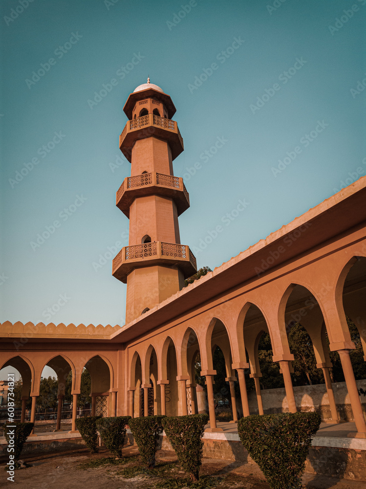 eidgah mosque (masjid) rani bagh hyderabad sindh pakistan Stock Photo ...