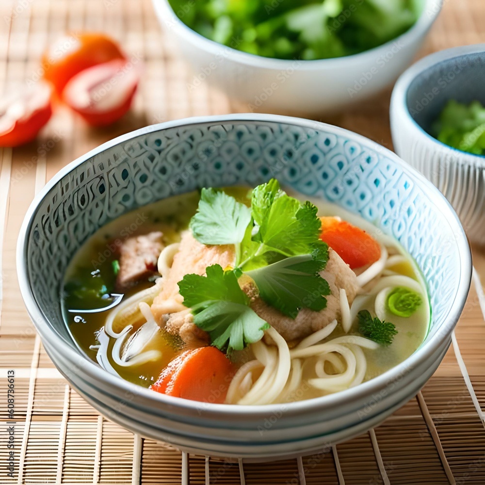 Explore the flavors of Indonesian Soto through a captivating image that ...