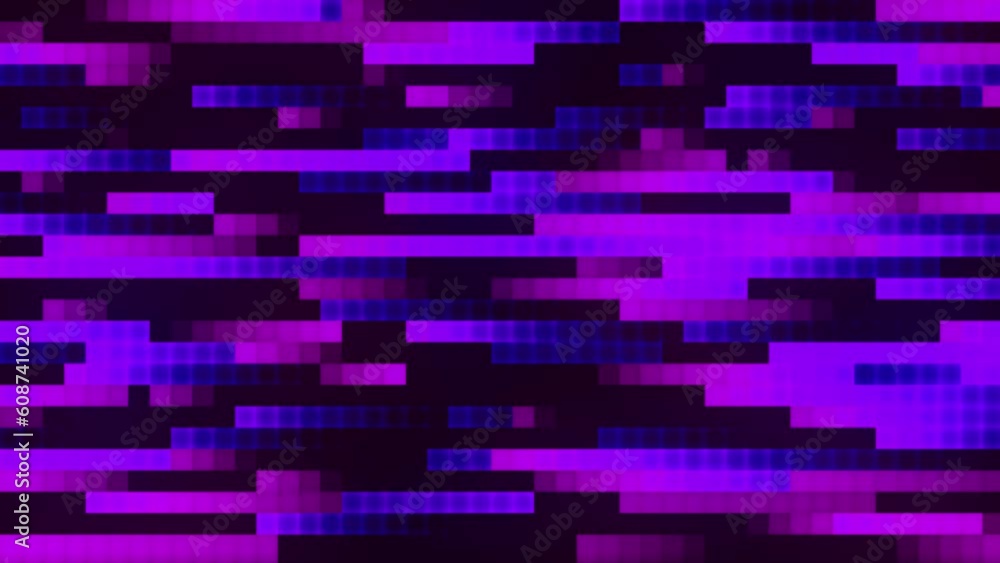 Animated horizontally line background. Moving horizontally glowing ...