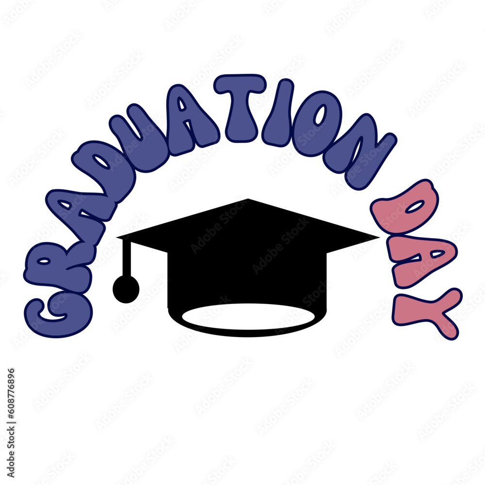 graduation cap clipart, graduation day clipart, graduation calligraphy ...