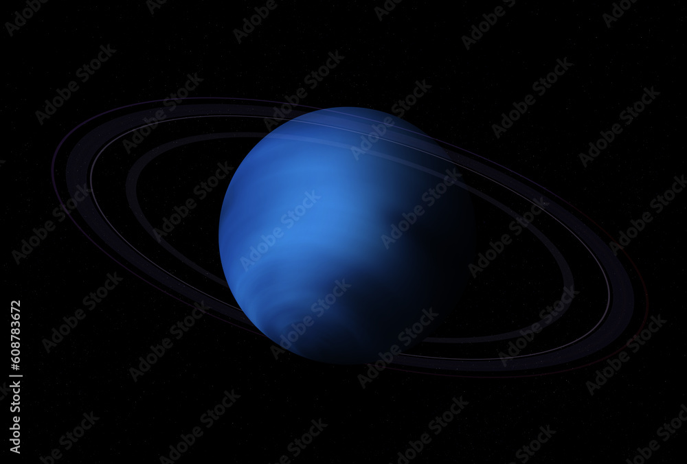 Neptune. Galaxy, stars and planet Neptune. Neptune - is the eighth from ...