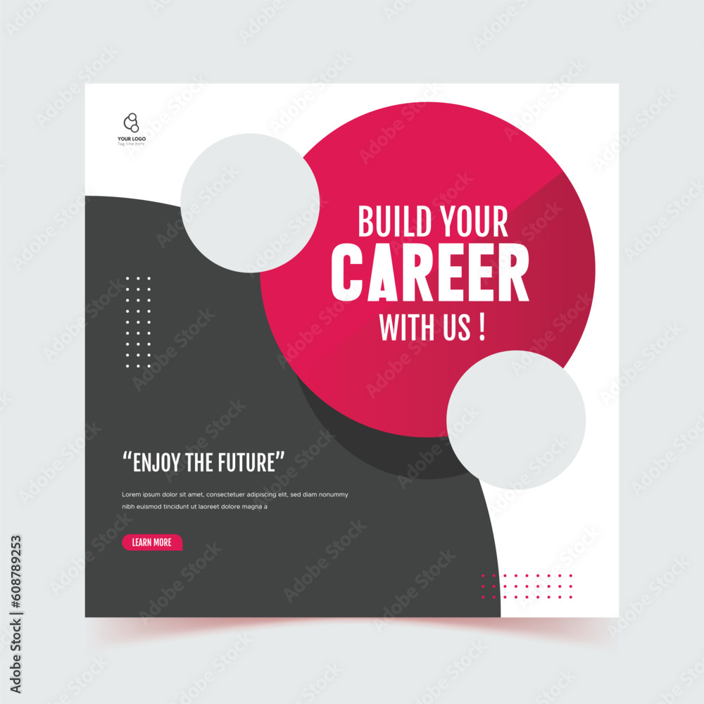 career banner design, business, roll up banner, square banner design ...