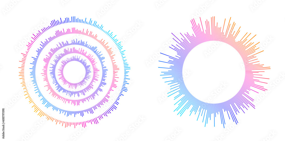 Color equalizer isolated on white background. Vector illustration ...