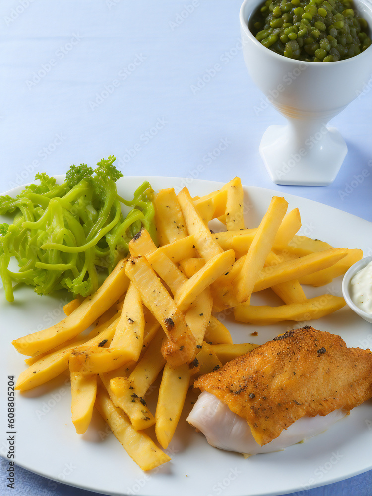 Gourmet Fish and Chips: A Culinary Masterpiece - Pescado y Papas Fritas ...