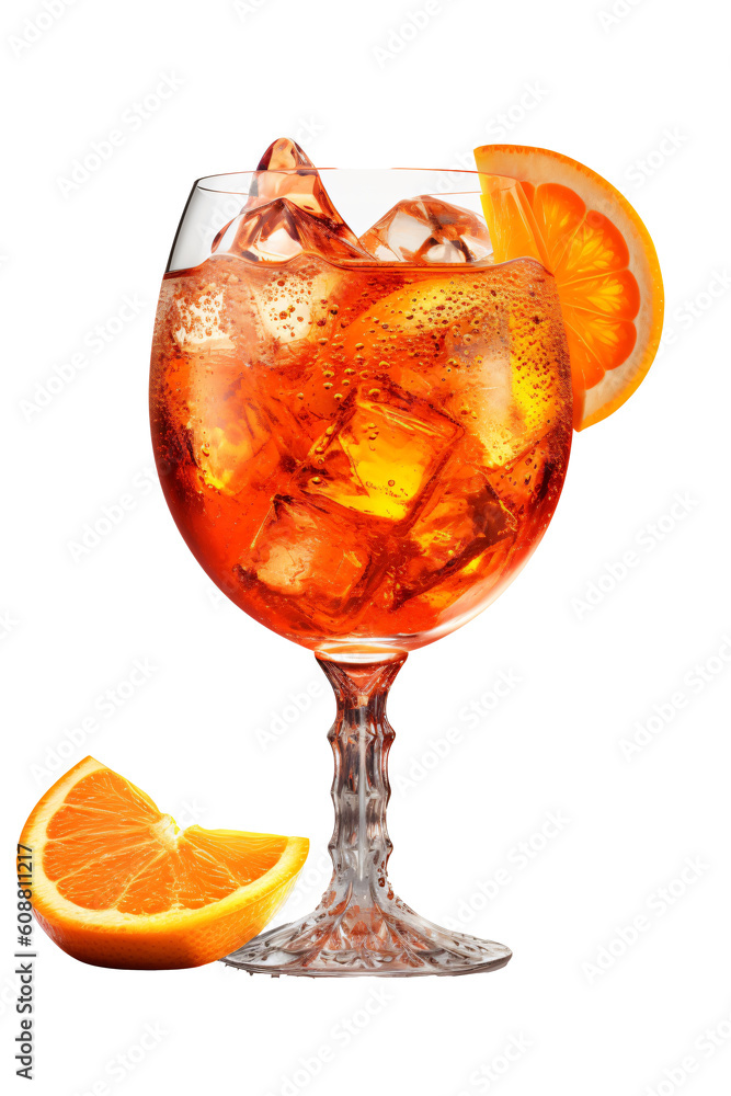 Aperol Spritz drink coctail isolated on the transparent background PNG ...