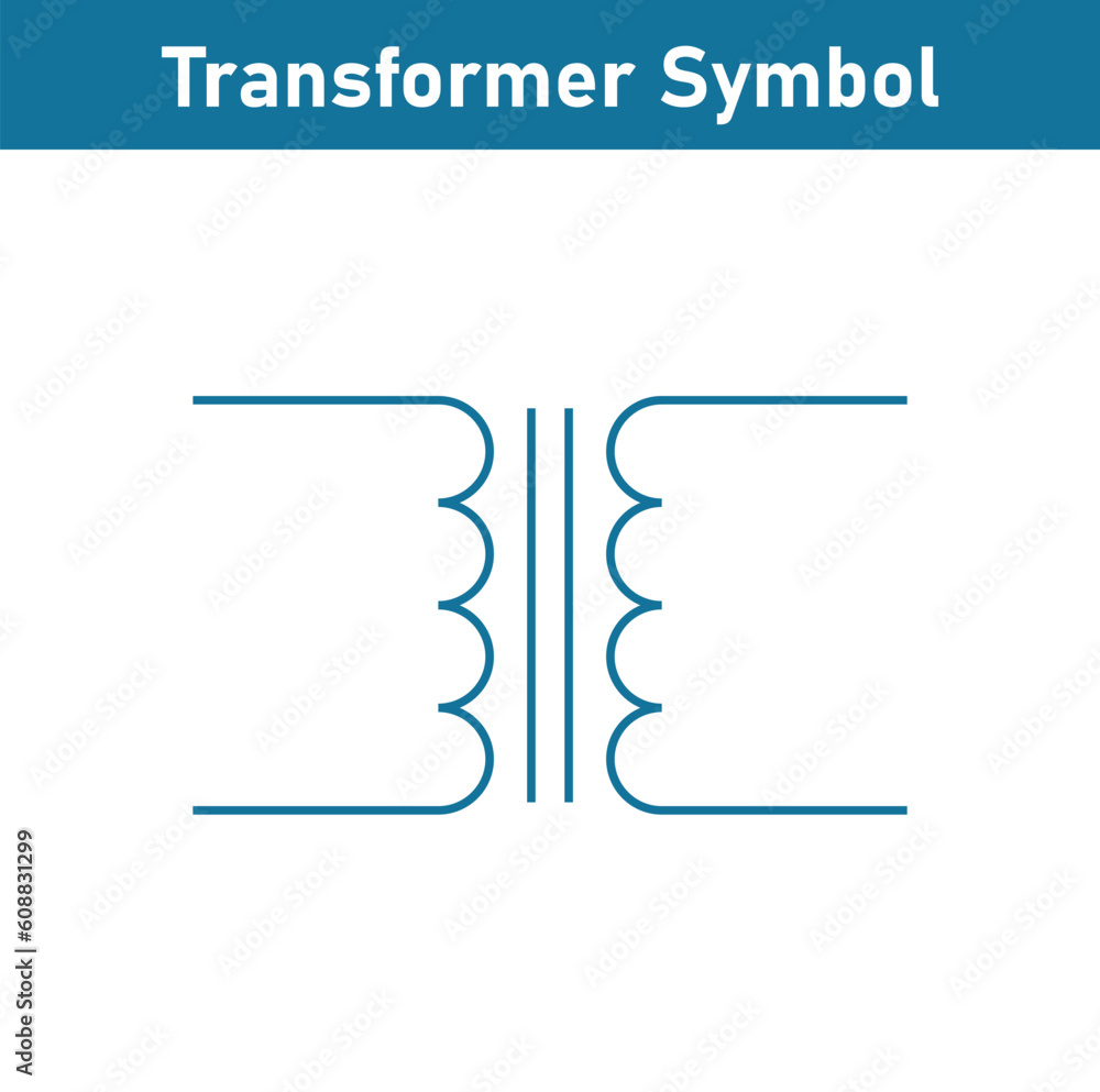 Iron core transformer symbol. Physics resources for teachers and ...