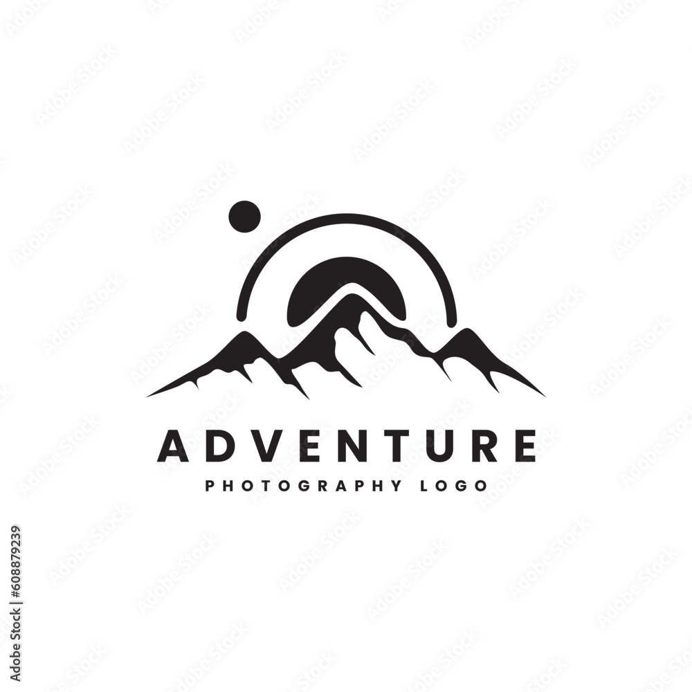 Adventure photography logos. Vector photography logo, suitable for ...