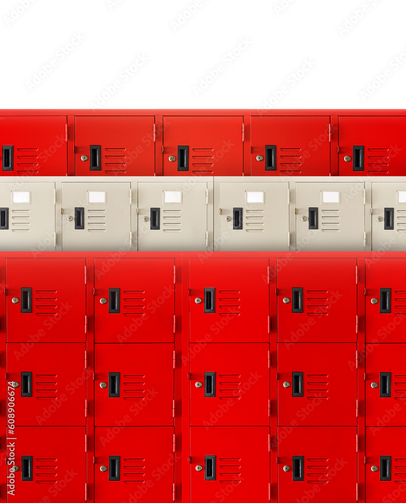 Row of locker boxes or gym lockers inside a room PNG transparent Stock ...