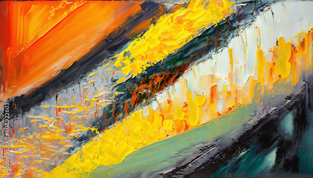 Color texture Abstract art background. Hand drawn. Oil painting on ...