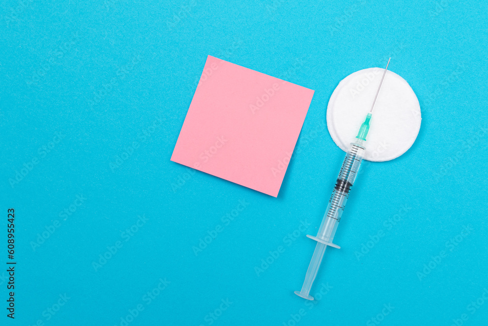 Vaccination, Immunology or Revaccination Concept - A Medical Disposable ...
