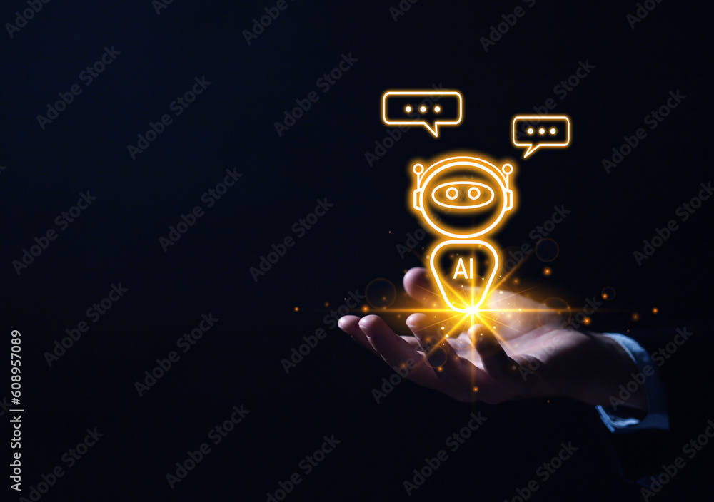 robot intelligent digital chatbot chat assistant robot customer ai ...