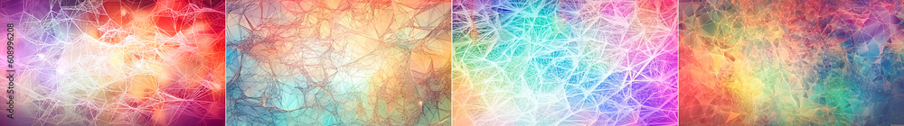 Ultra-high resolution wallpaper with billions of luminescent segments ...