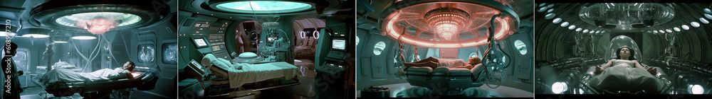 Advanced technology for medical procedures with aliens Powerful and ...