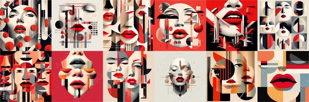 El Lisicki-inspired unique lip composition inspired by El Lisicki ...