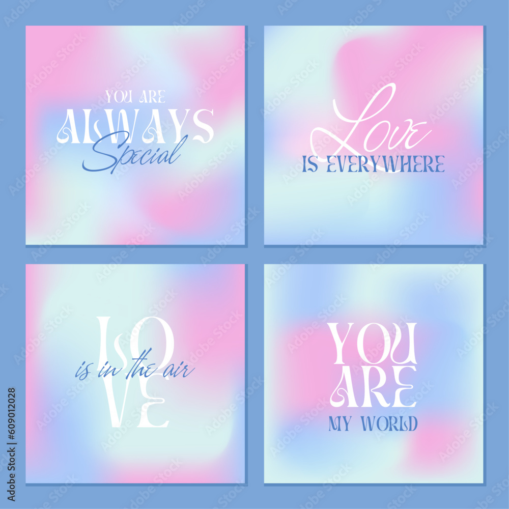 Fluid gradient background vector, Gradient inspirational quotes ...