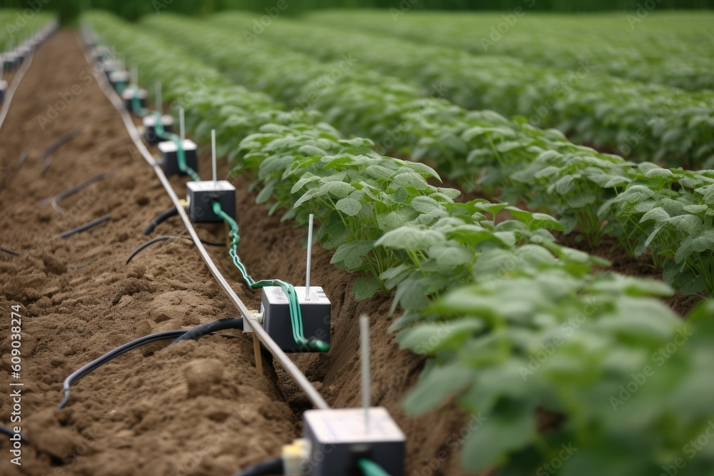 Soil and Crop Sensing. Plant Watering Alarm Sensor Detector. Detectors ...