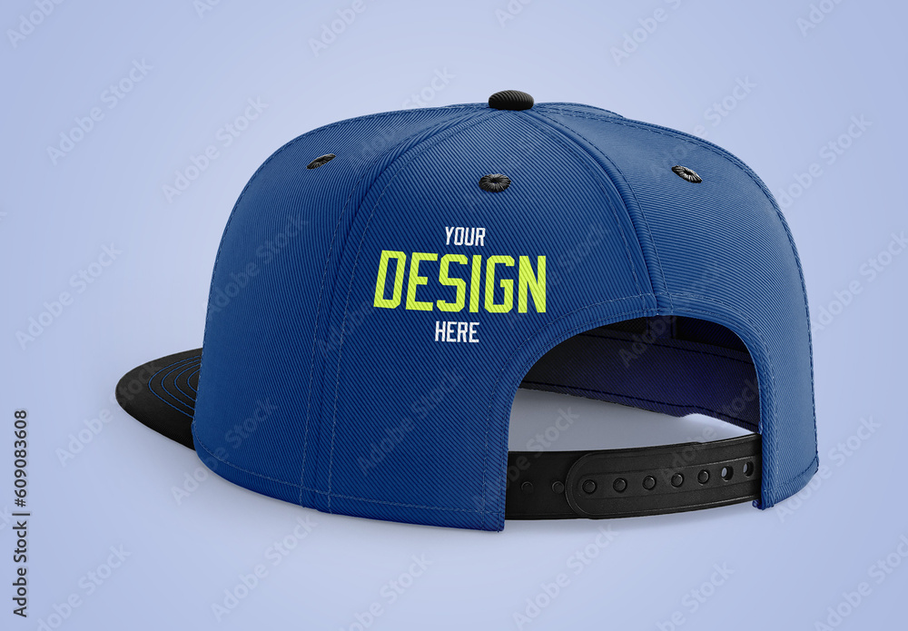 Snapback Cap Mockup Stock Template | Adobe Stock