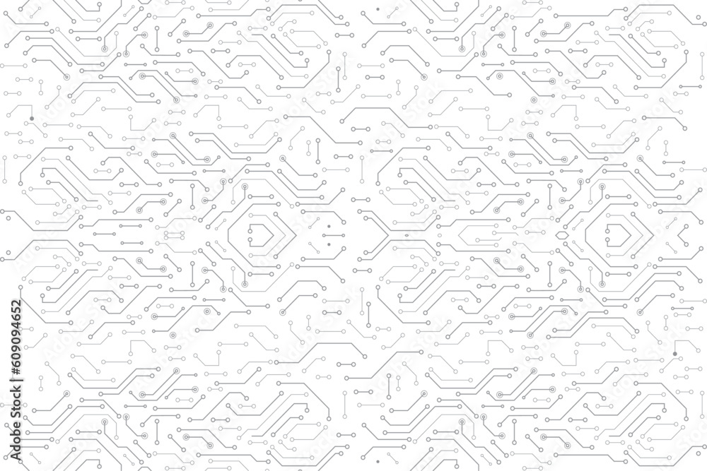 Abstract futuristic circuit board Illustration, Circuit board with ...