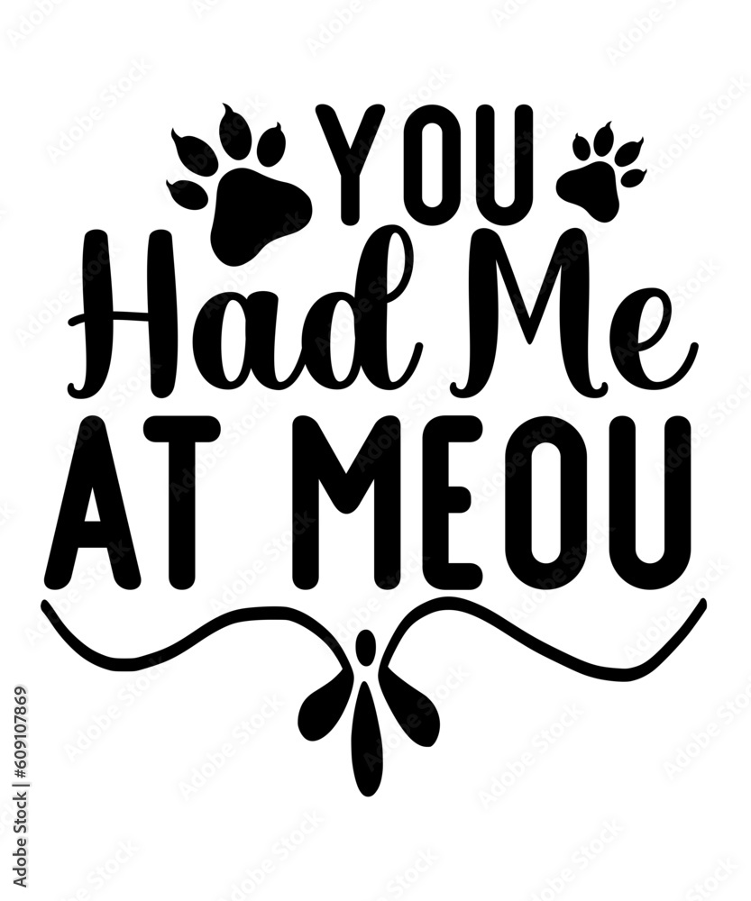 Vecteur Stock Funny Cat SVG Bundle, Cat SVG, Kitten SVG, Cat lady svg ...