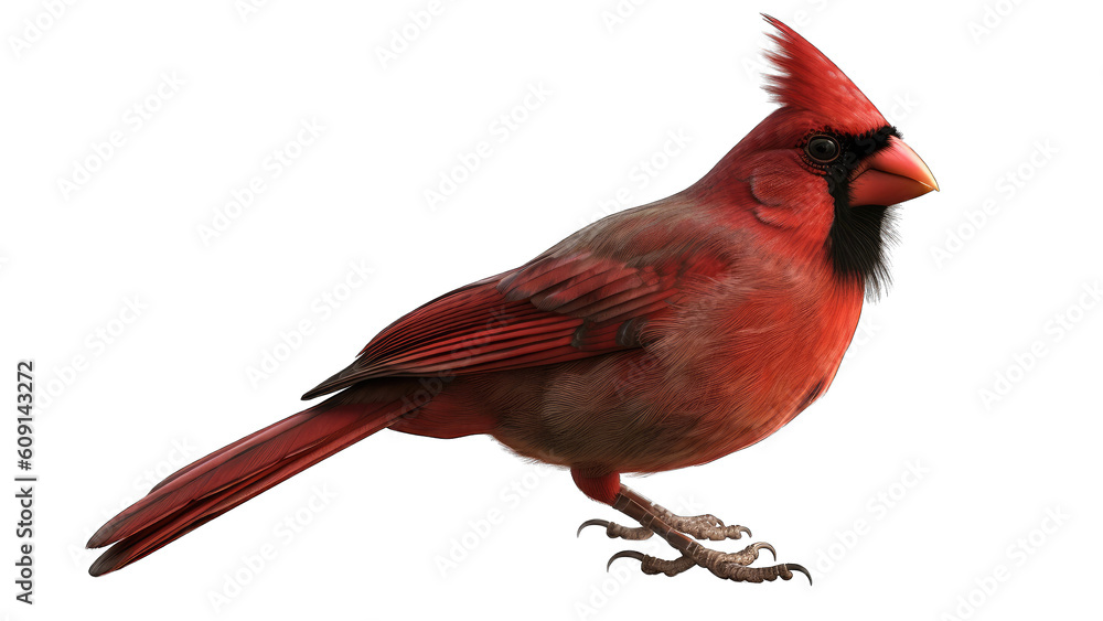 Cardinal isolated on transparent background created with generative AI ...